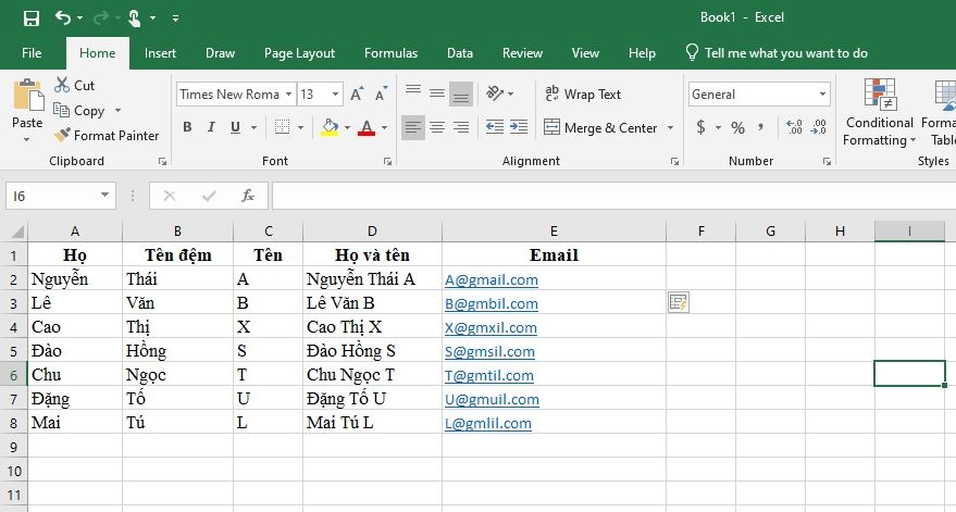 Hướng dẫn cách dùng Flash Fill trong Excel để xử lý dữ liệu